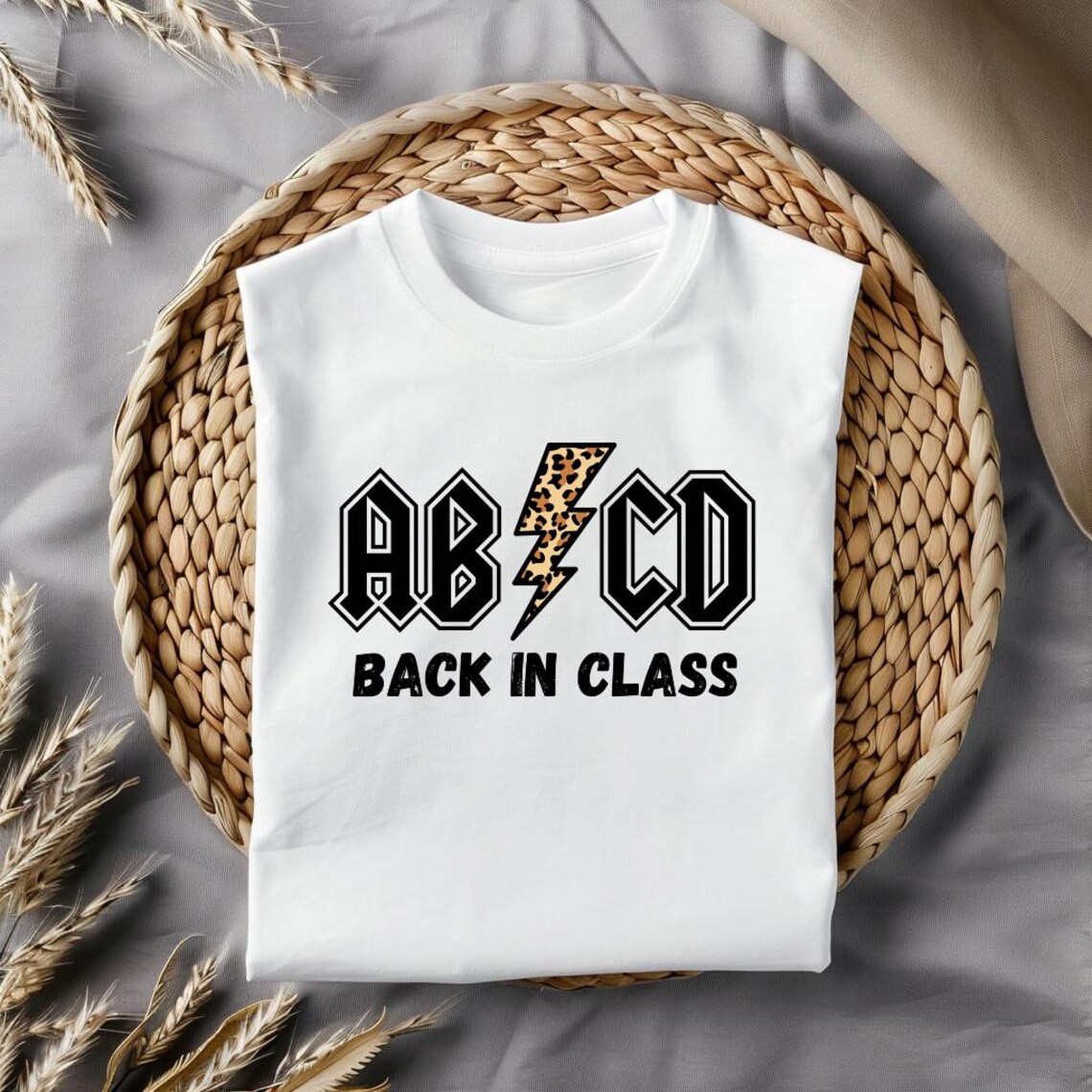 ABCD Back in Class Svg , ABCD Back to School Svg, Abcd Back in Class ...