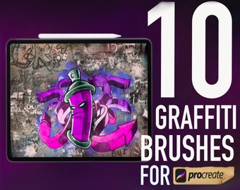 Bubble Letters Graffiti Alphabet Procreate Stamp Set - Etsy