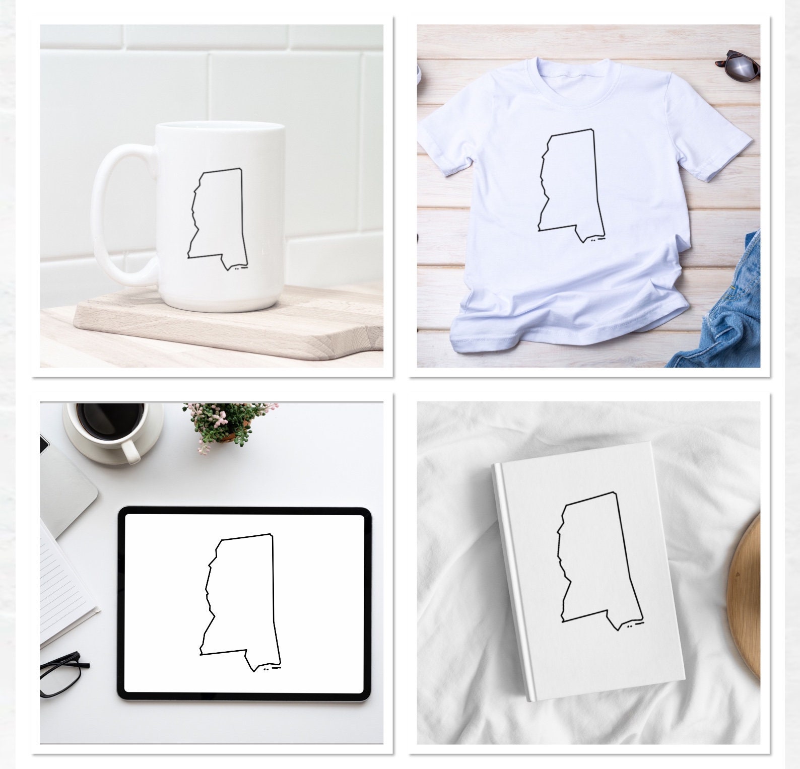 Mississippi Outline SVG ,mississippi Map SVG, Hand Lettered SVG ...