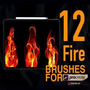 Fire Brushes for Procreate - Etsy