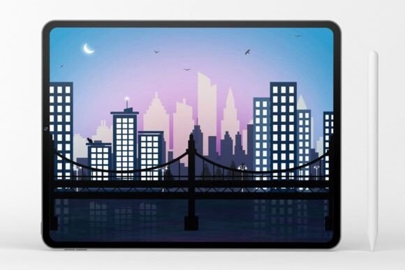 112 Procreate City Scape Stamps City Scape Guide Brushset Bundle for ...