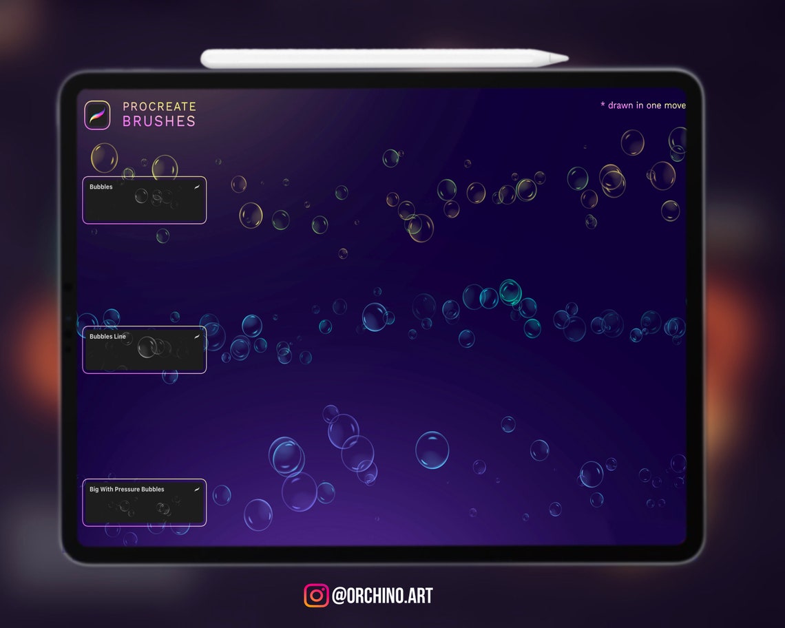 Bubbles Brushes for Procreate, Bubble Brush Set for Procreate, Procreate Bubble Stamps - Etsy