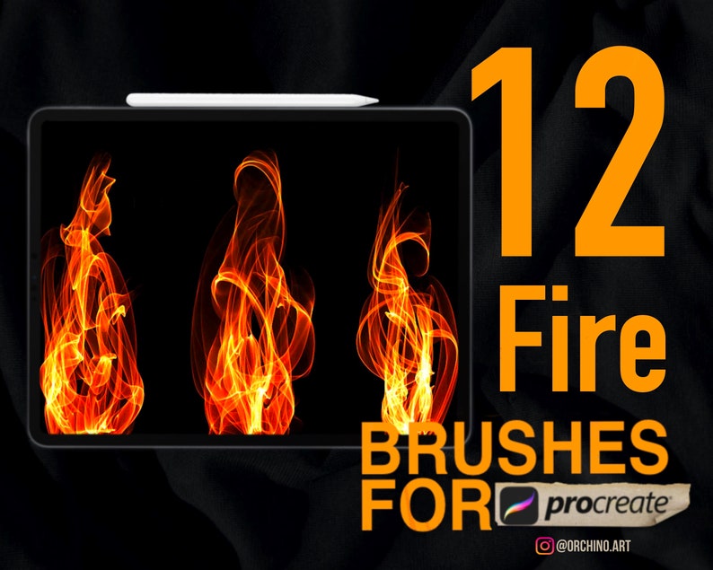Fire Brushes for Procreate - Etsy