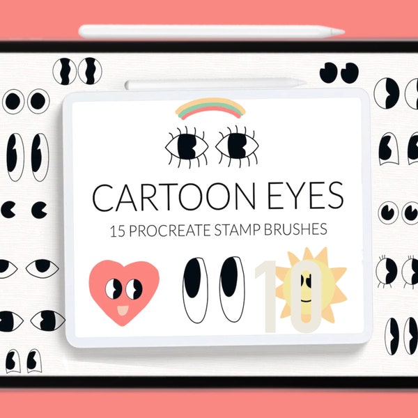 Cartoon Eyes Texture - Etsy