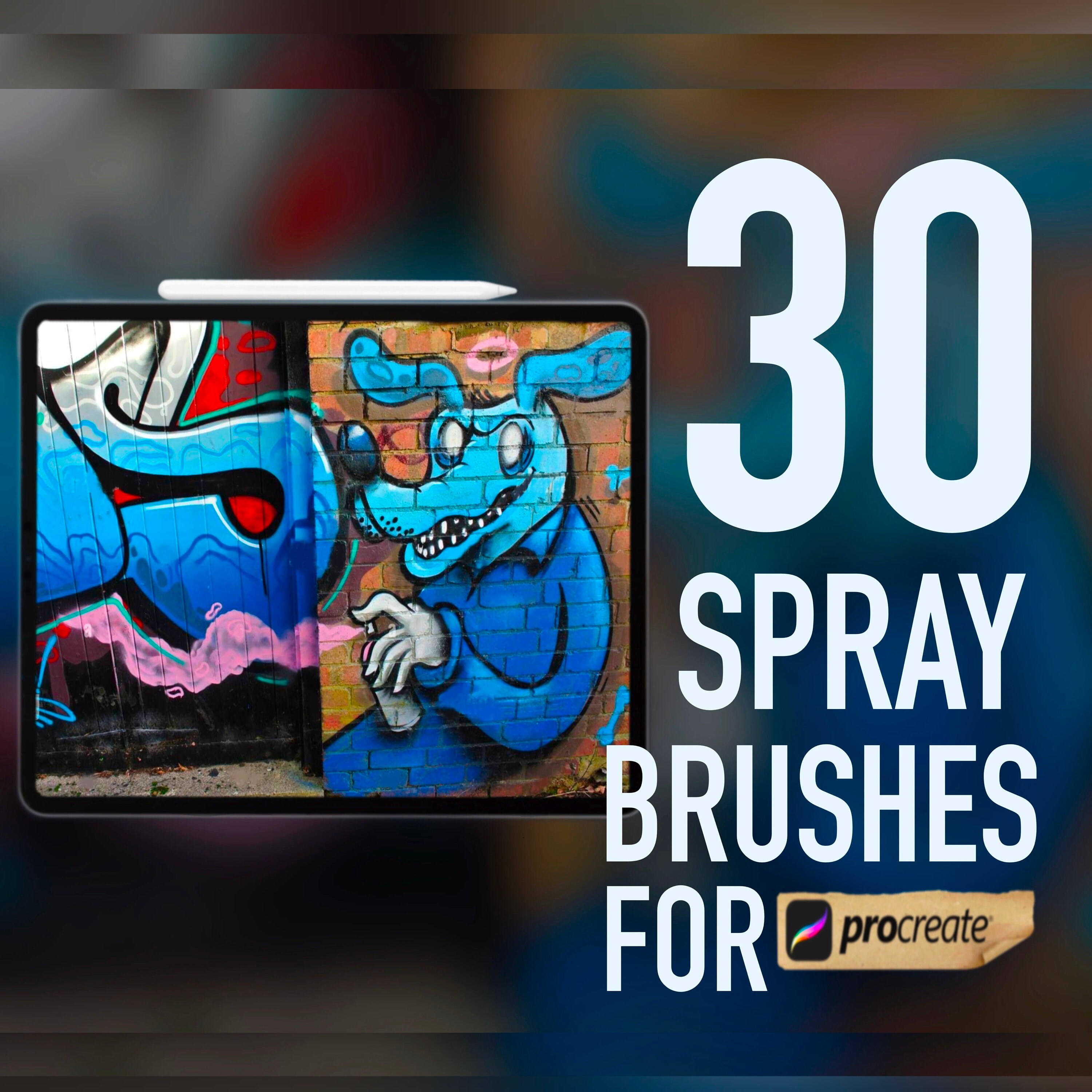 Spray Brushes for Procreate - Etsy