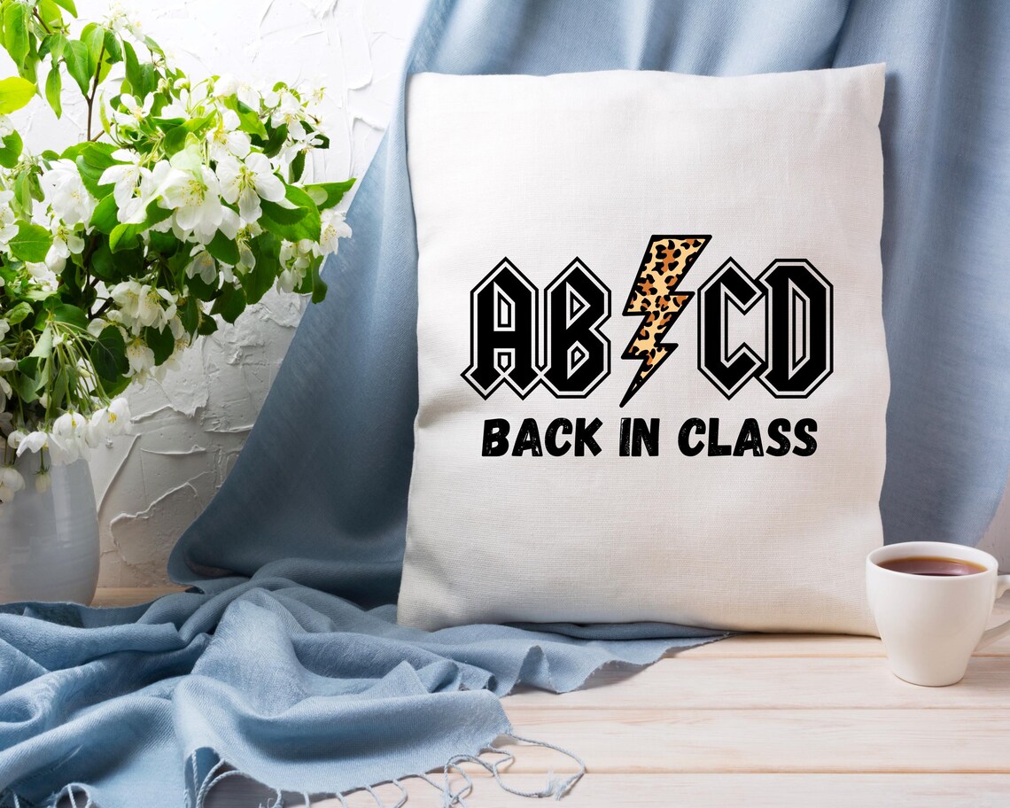 ABCD Back in Class Svg , ABCD Back to School Svg, Abcd Back in Class ...