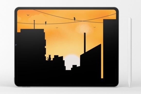 112 Procreate City Scape Stamps City Scape Guide Brushset Bundle for ...