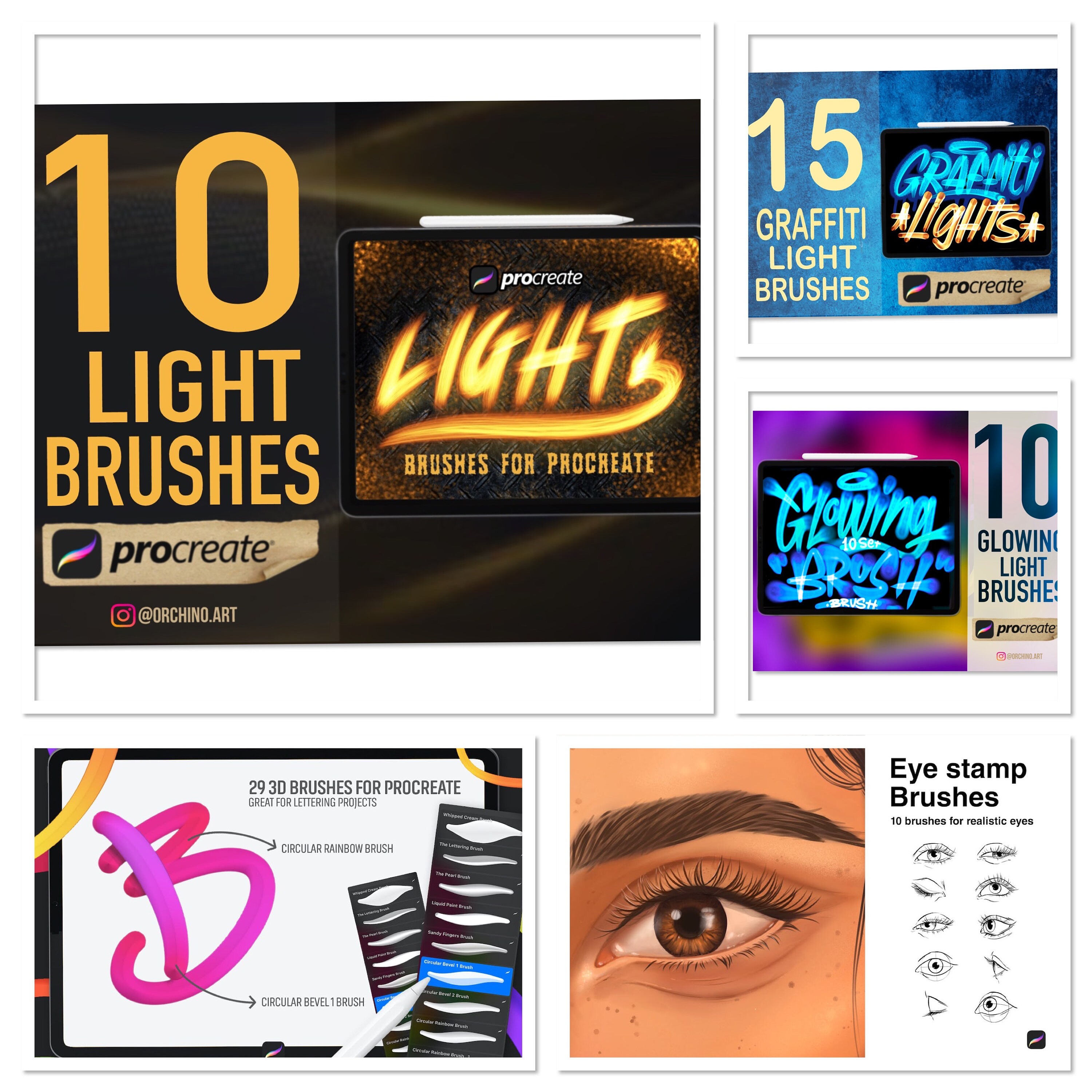 Over 2000 Procreate Brushes, Procreate Brushes Bundle, Procreate Stamps, Procreate Brush ...