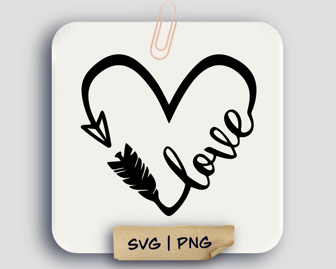Corazón Amor SVG & PNG / San Valentín SVG Png - Etsy México
