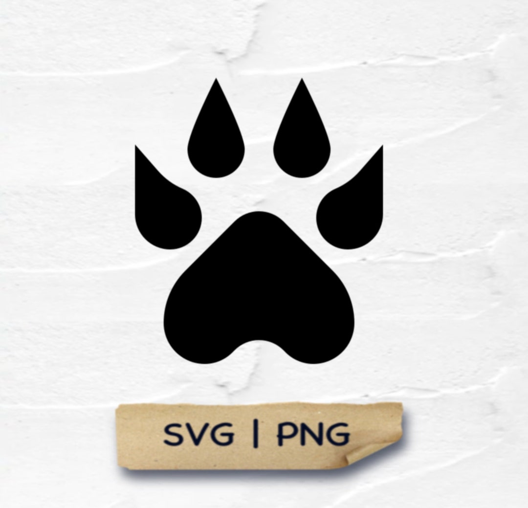 Lion Paw SVG Lion Paw Print svg Claw svg Paw Print svg Lion Print ...