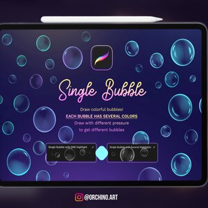 Bubbles Brushes for Procreate, Bubble Brush Set for Procreate, Procreate Bubble Stamps - Etsy