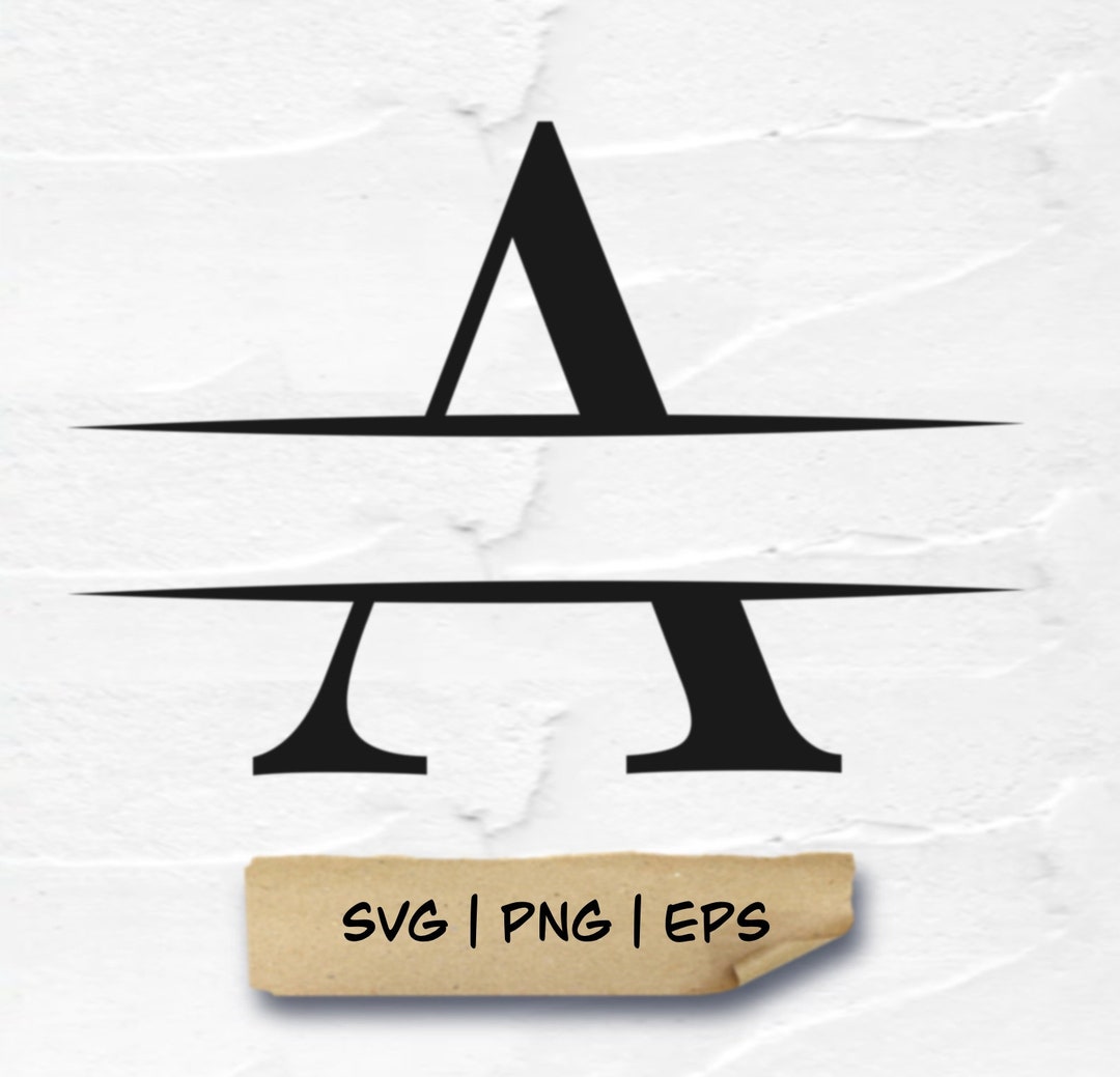 A,monogram,name Svg,split Monogram SVG, Classic Monogram SVG, Png,eps ...