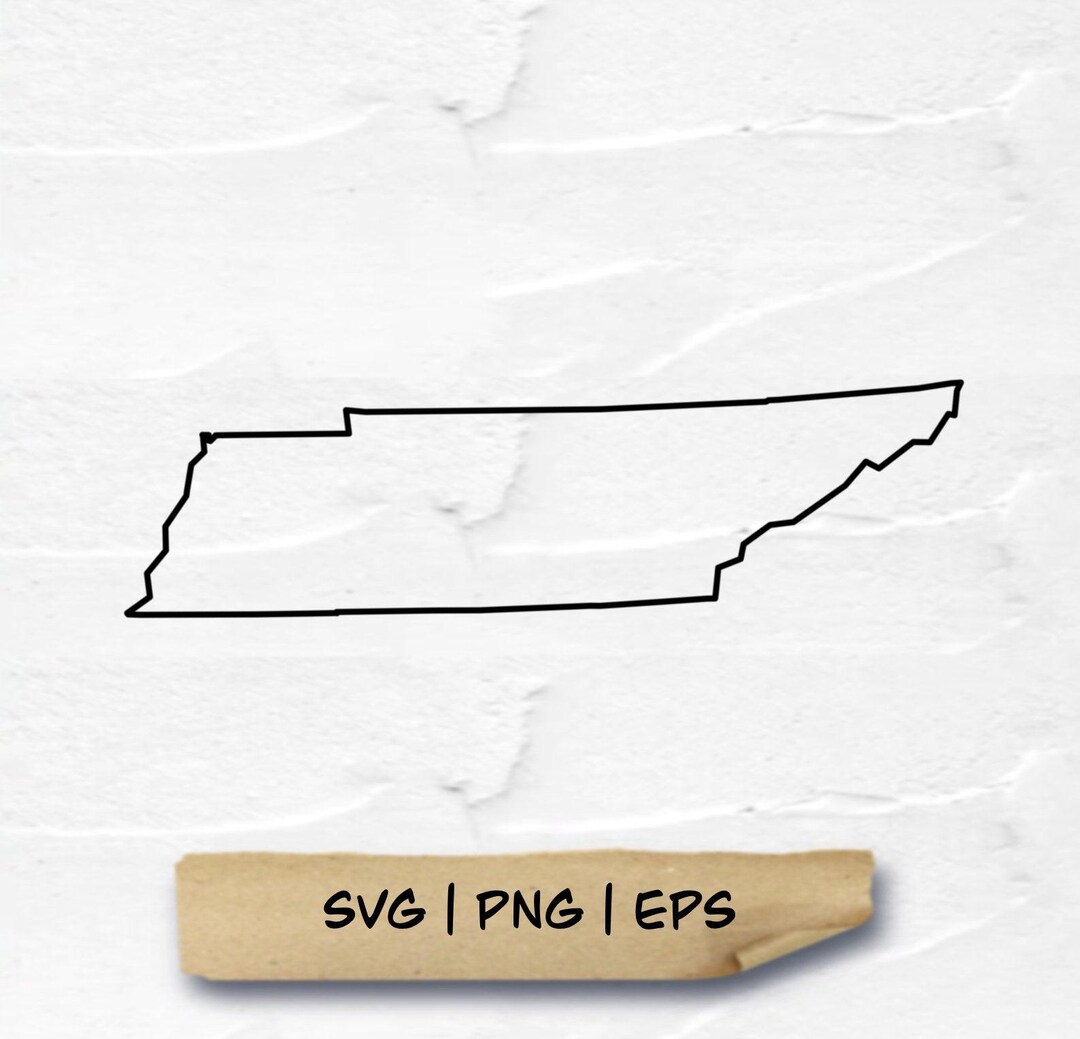 Tennessee Outline SVG Files Tennessee Cut Files United States of ...
