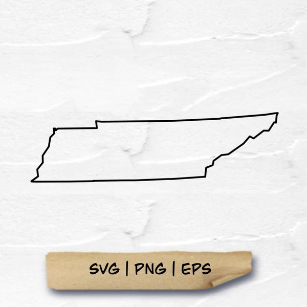 Tennessee Outline - Etsy