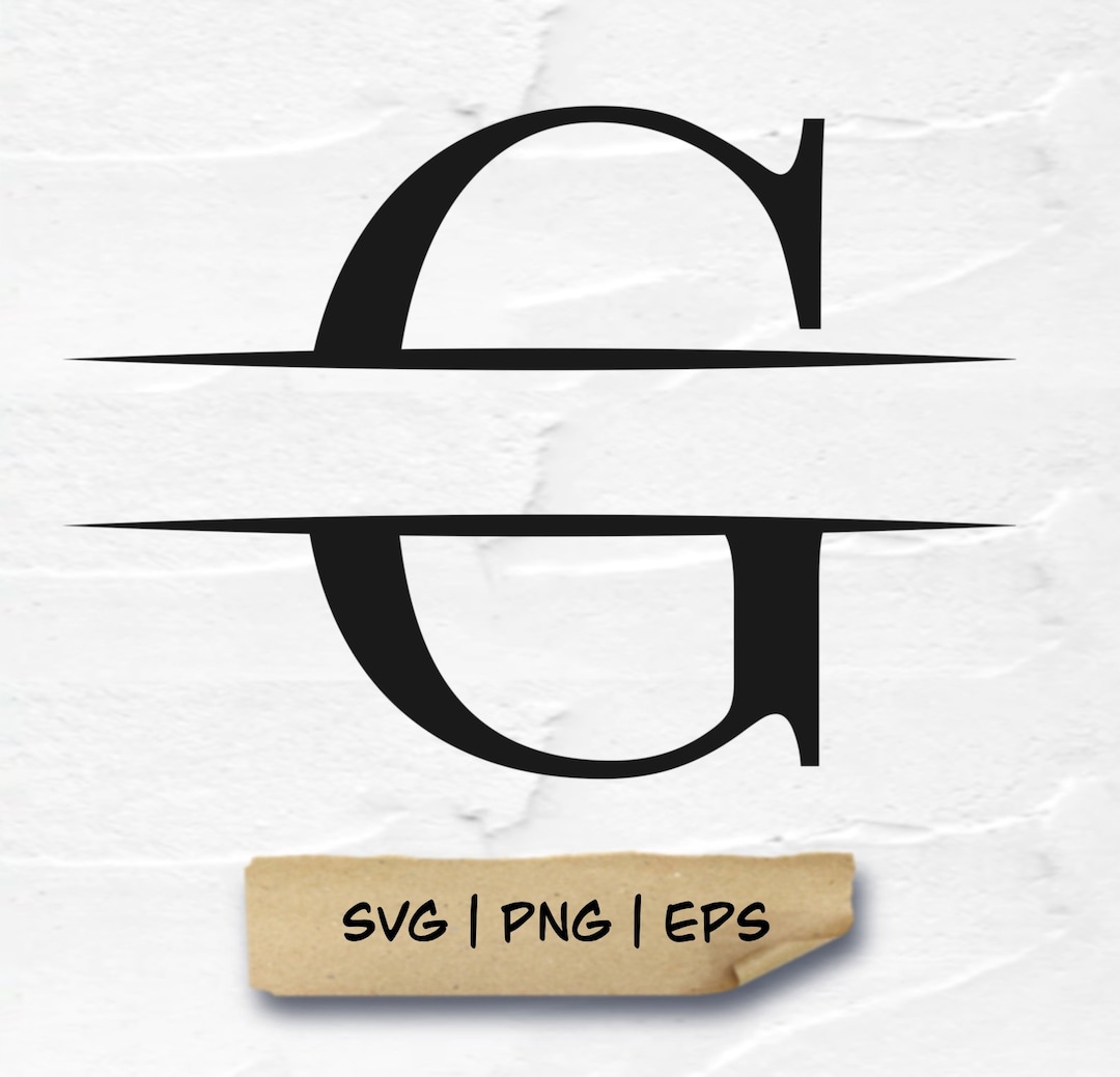 G Monogram,name Svg Split Monogram SVG, Classic Monogram SVG, Png,eps ...