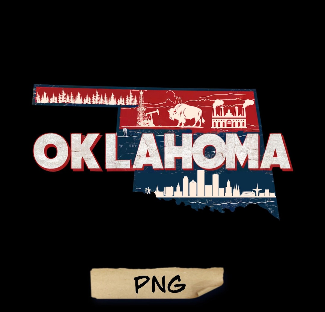 Oklahoma Map Png, United States of America Vector Files, Oklahoma ...