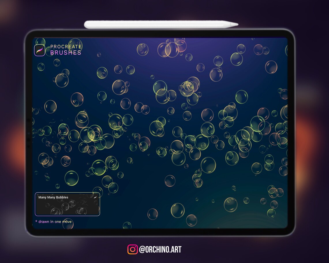 Bubbles Brushes for Procreate, Bubble Brush Set for Procreate ...