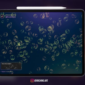 Bubbles Brushes for Procreate, Bubble Brush Set for Procreate ...