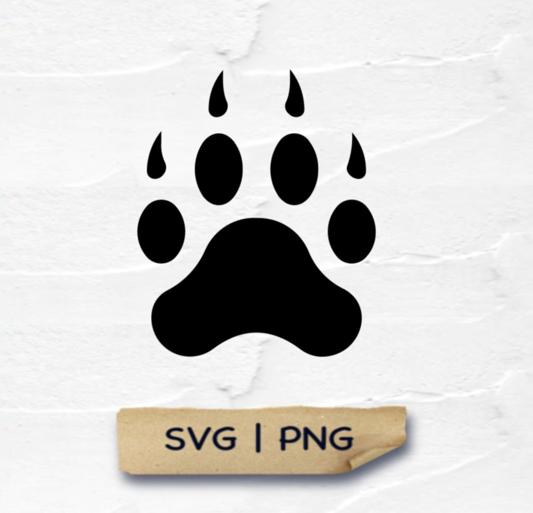 Bear Paw SVG Bear Paw Print Svg Claw Svg Paw Print Svg Bear Print Cut ...