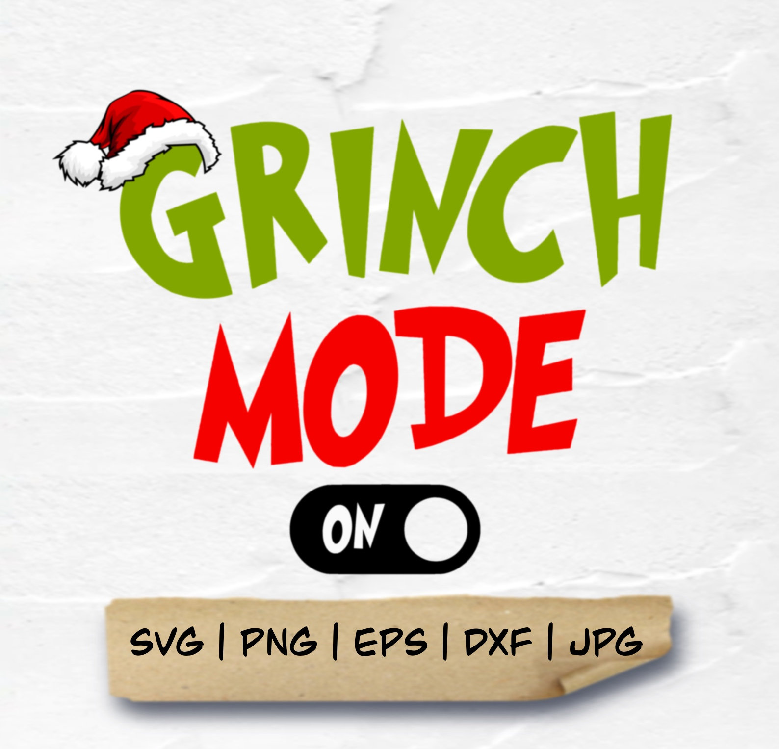 Grinch Mode on Svg Mode Svg Layered Item Grinch SVG Grinch Switch ...
