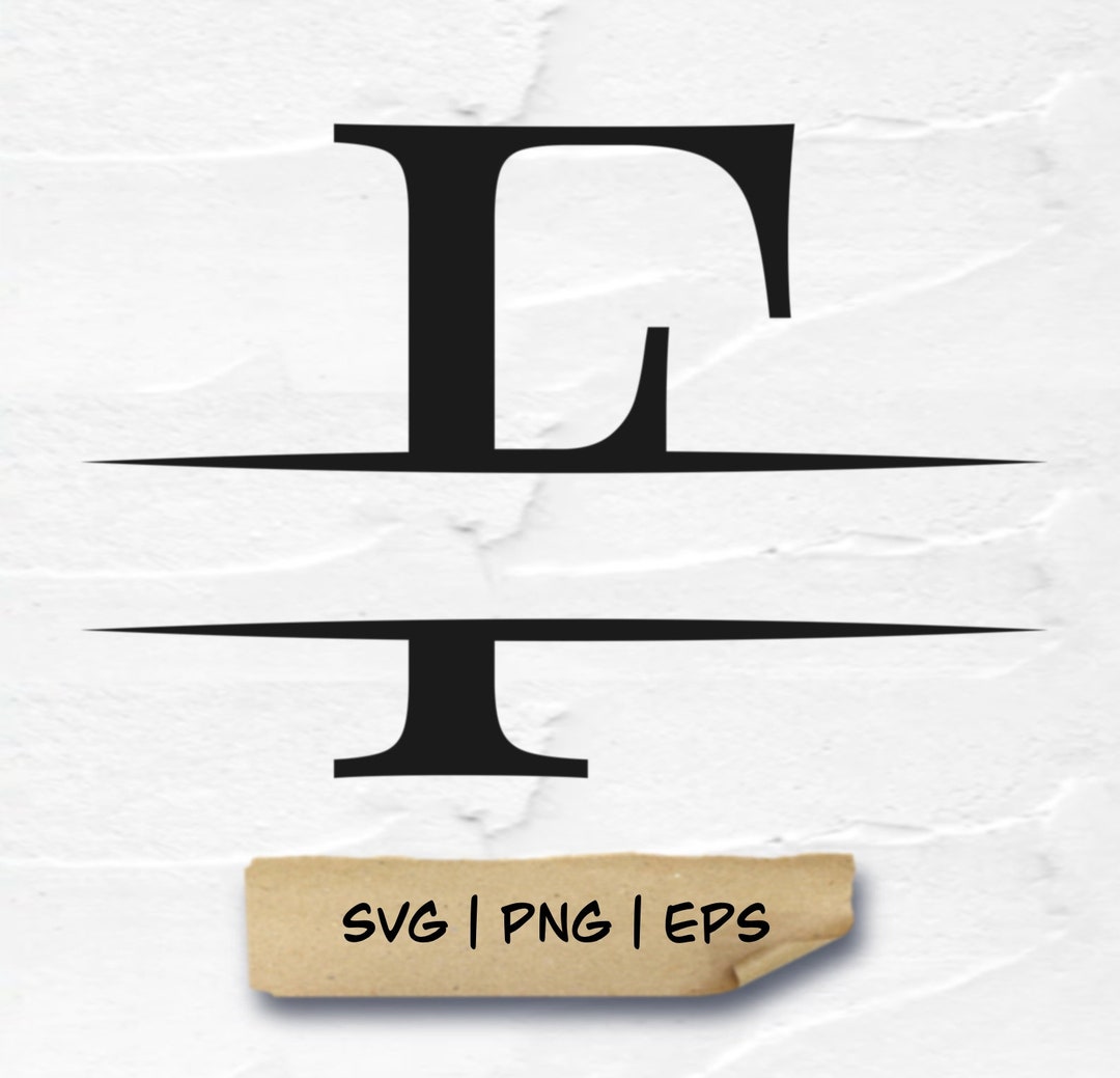 F Monogram,name Svg Split Monogram SVG, Classic Monogram SVG, Png,eps ...