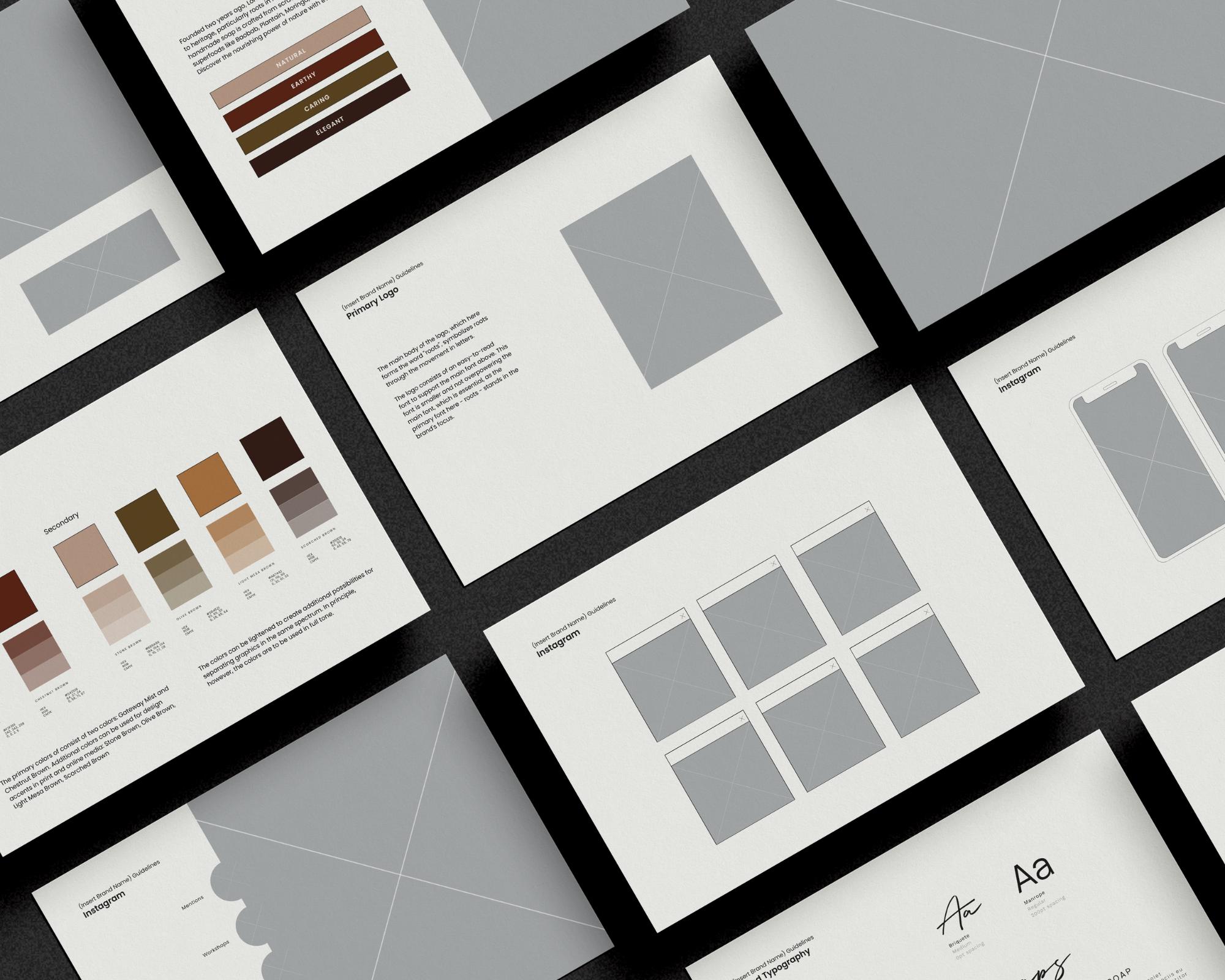Customizable Brand Guidelines Template for Businesses ︱ Editable Canva ...