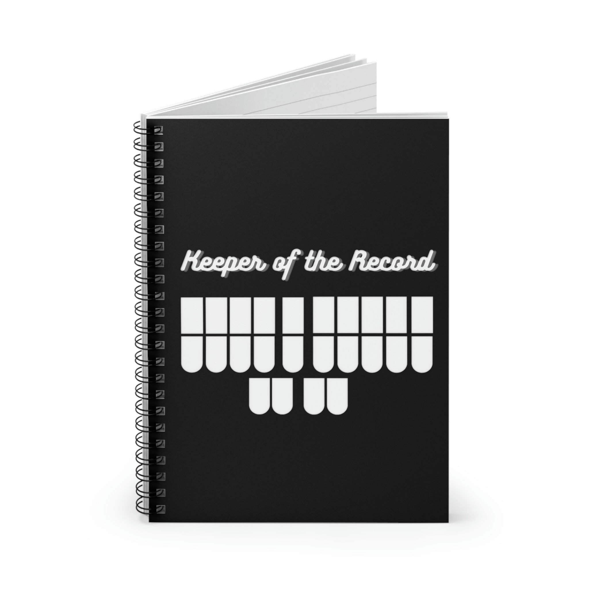 Keeper of the Record Spiral Notebook Ruled Line - Etsy