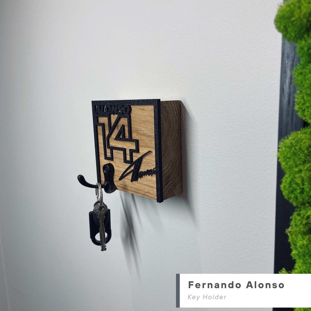 F1 Fernando Alonso Formula 1 Key Holder Gift - Etsy