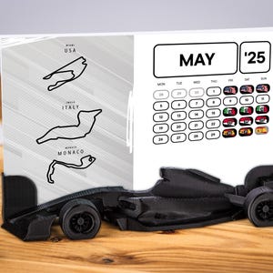 F1 Calendar Formula 1 Calendar Formula 1 Desk Calendar for F1 Fan 2025 ...