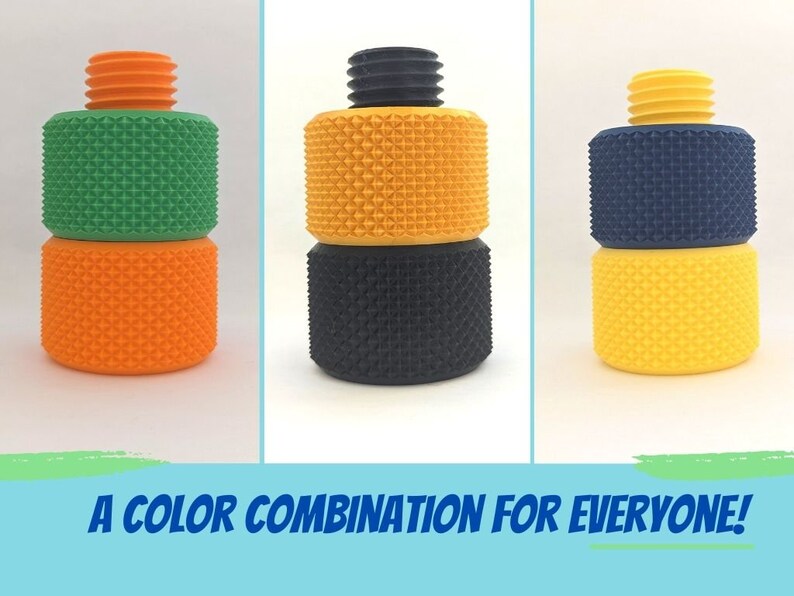 Fidget Stress Nut 3D Printed Nut and Bolt Stress Relief Fidget Relax ...