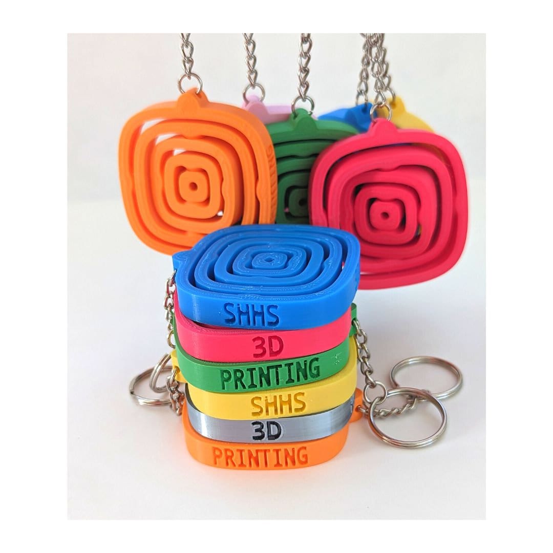 Gyro Fidget Spinner | 3D Printed Air Spinner Keychain | Calming Sensory ...