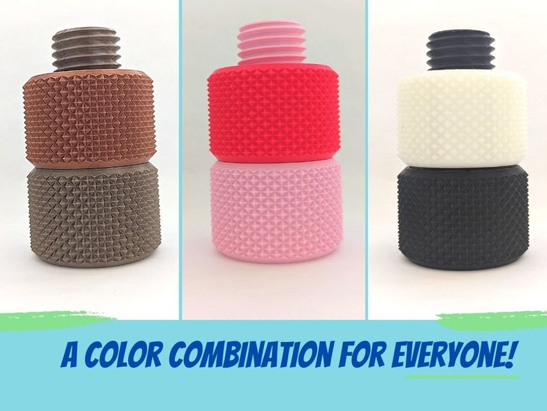 Fidget Stress Nut 3D Printed Nut and Bolt Stress Relief Fidget Relax ...