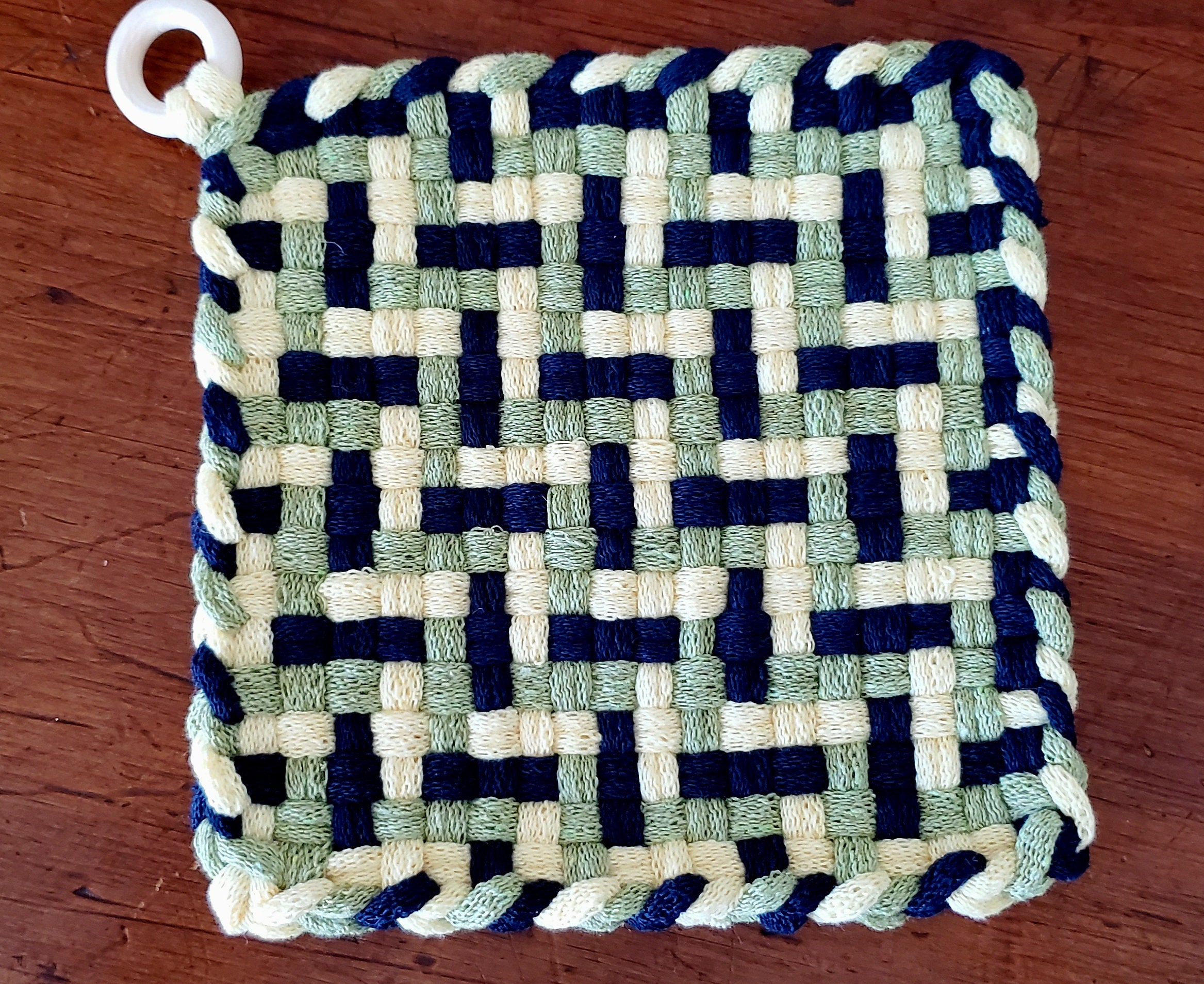 Handwoven Trivet and 2 Potholders - Etsy
