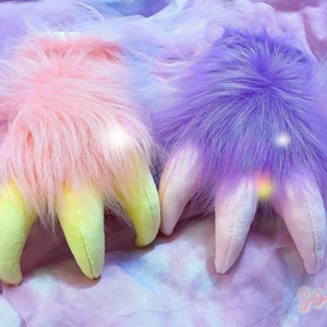 Monster Claw Puffy Paws *PDF DOWNLOAD* Sewing Pattern and Tutorial ...