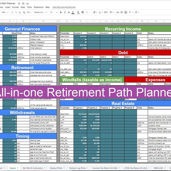 Retirement Savings Planner Spreadsheet Etsy retirement-savings-planner-spreadsheet-etsy