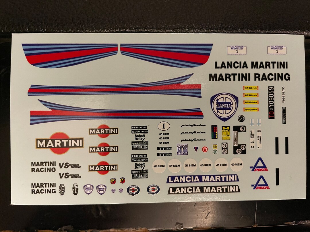 Decal 1:43 Lancia Rally 037 Evo 1 Pace Petroleum National Rally 1982 - Etsy