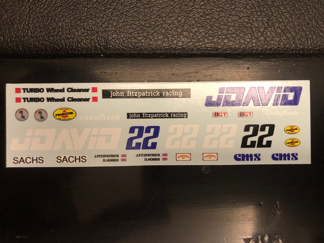 Decal 1:43 Porsche 935 K4 Jdavid Brands Hatch 1000 Kilometers 1982 - Etsy