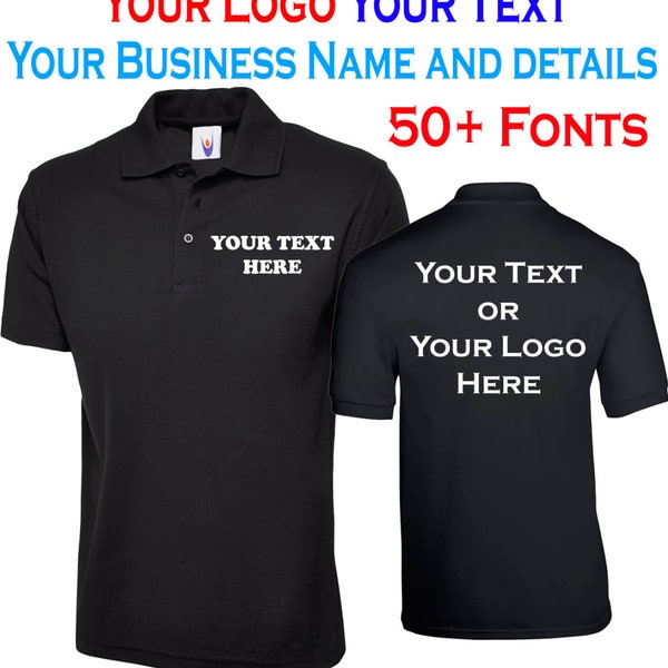 Polo Shirts With Custom Logo - Etsy