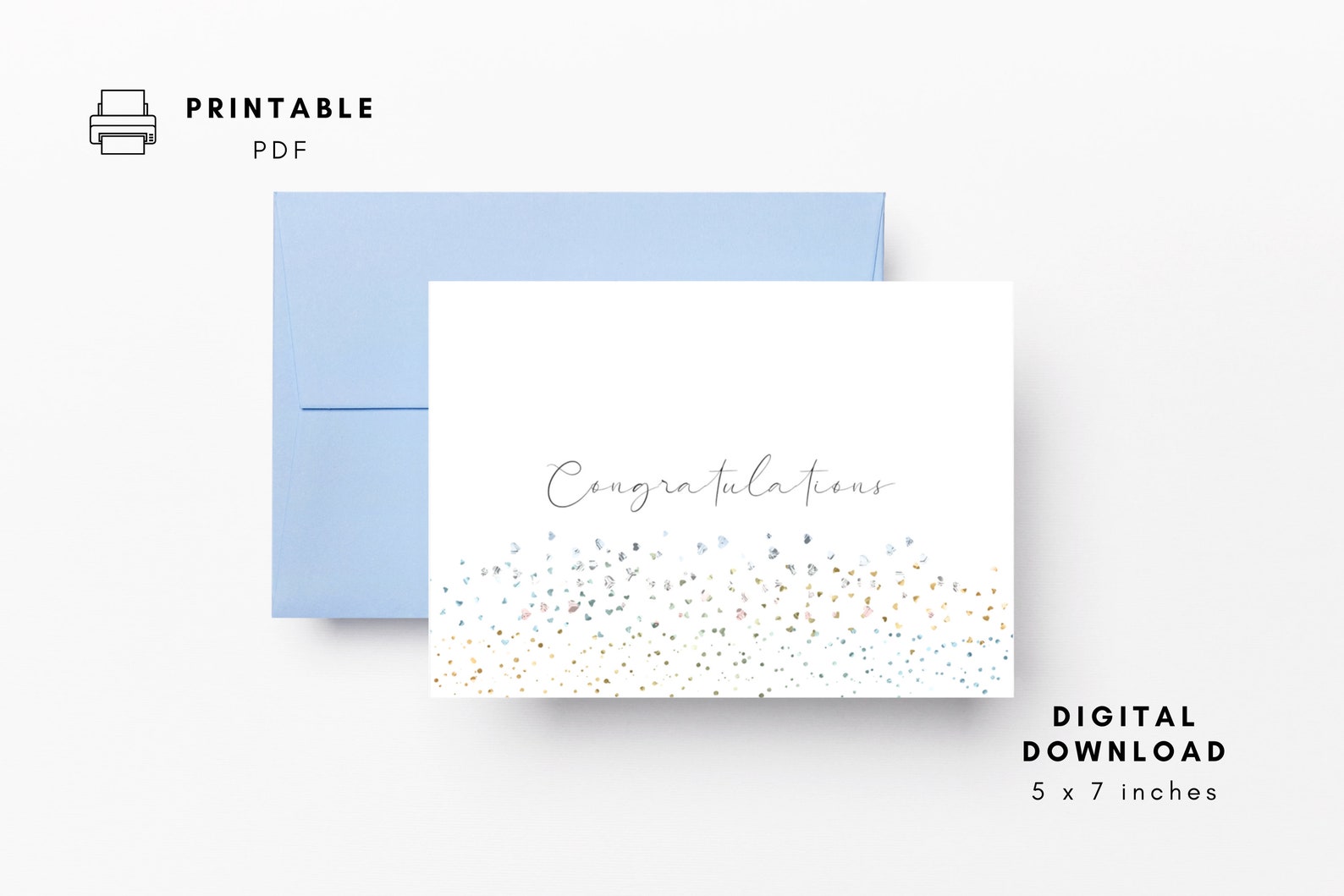 Printable Congratulations Card PDF Download Card Congratulations ...
