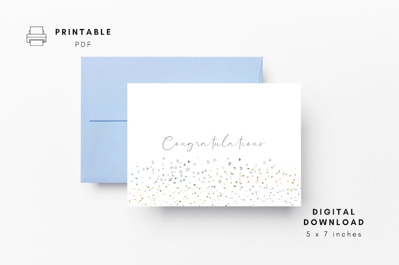 Printable Congratulations Card PDF Download Card Congratulations ...