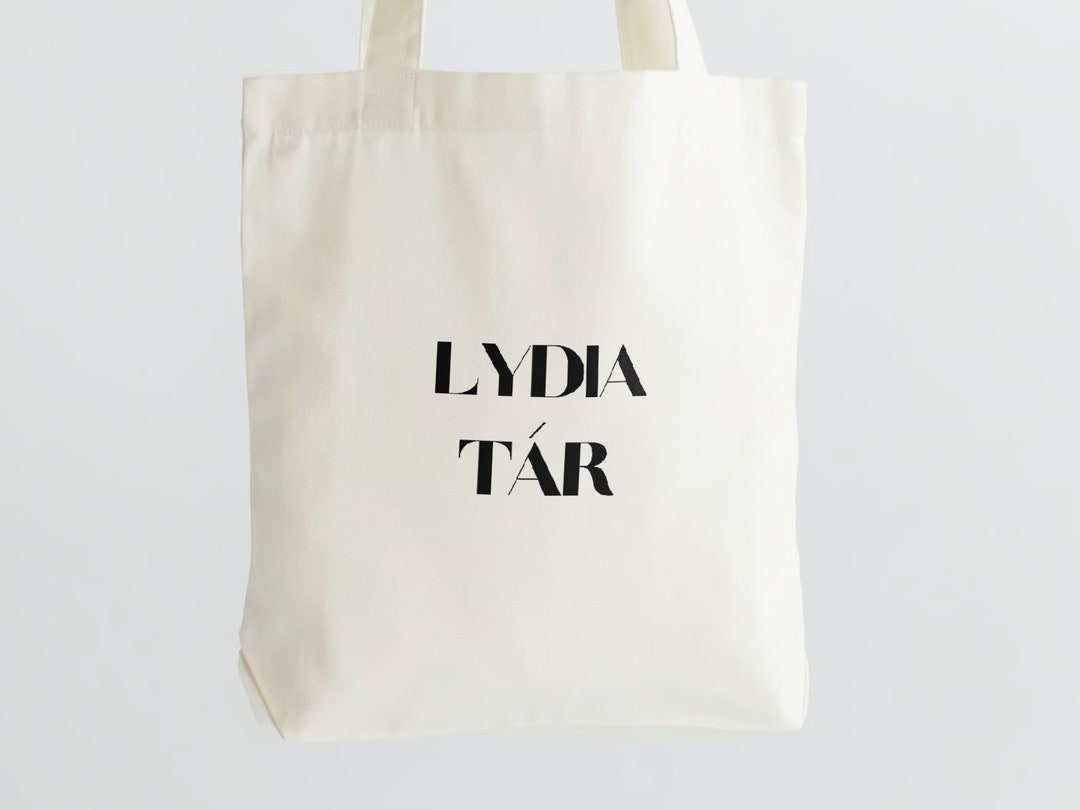 LYDIA Tár Screenprinted Tote Bag, Tár Totebag, Handmade, Tar Film Bag ...