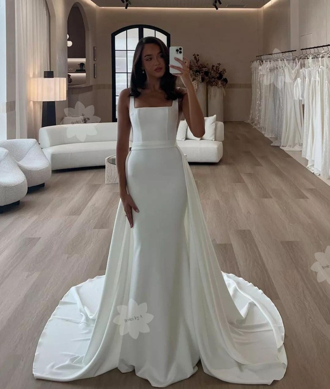 Wedding Dress With Removable Peplum. Robe De Mariee Avec Superjupe ...