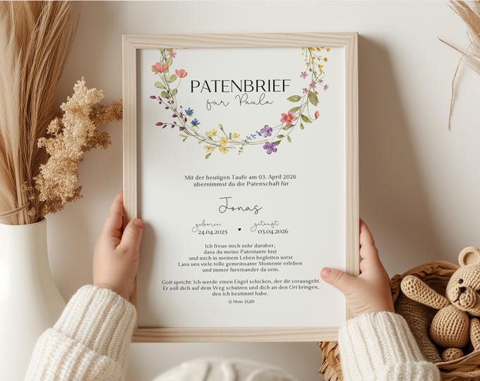 Geschenk Zur Taufe Von Patentante