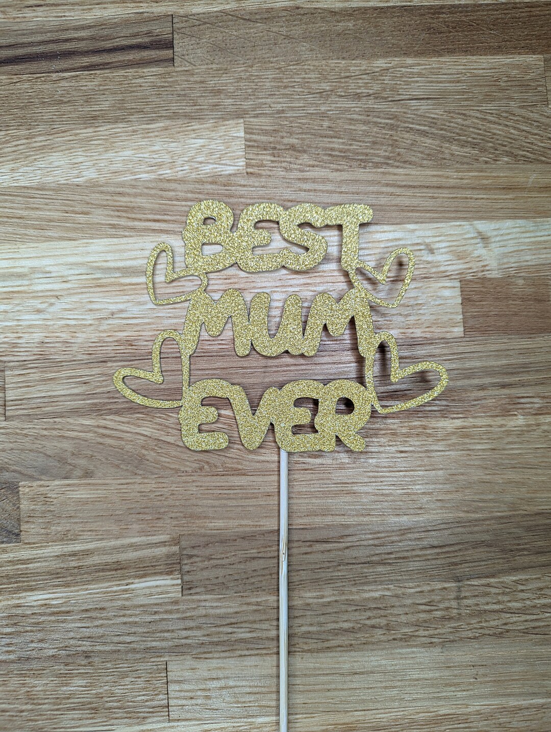 Best Mum Ever Cake Topper - Etsy