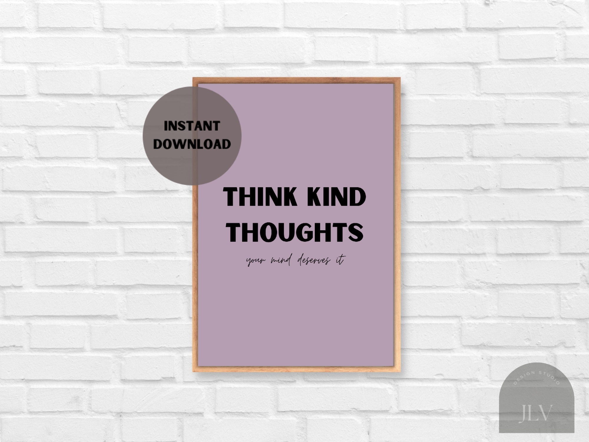 Mindfulness Printable, Instant Download Wall Printable, Self Care ...