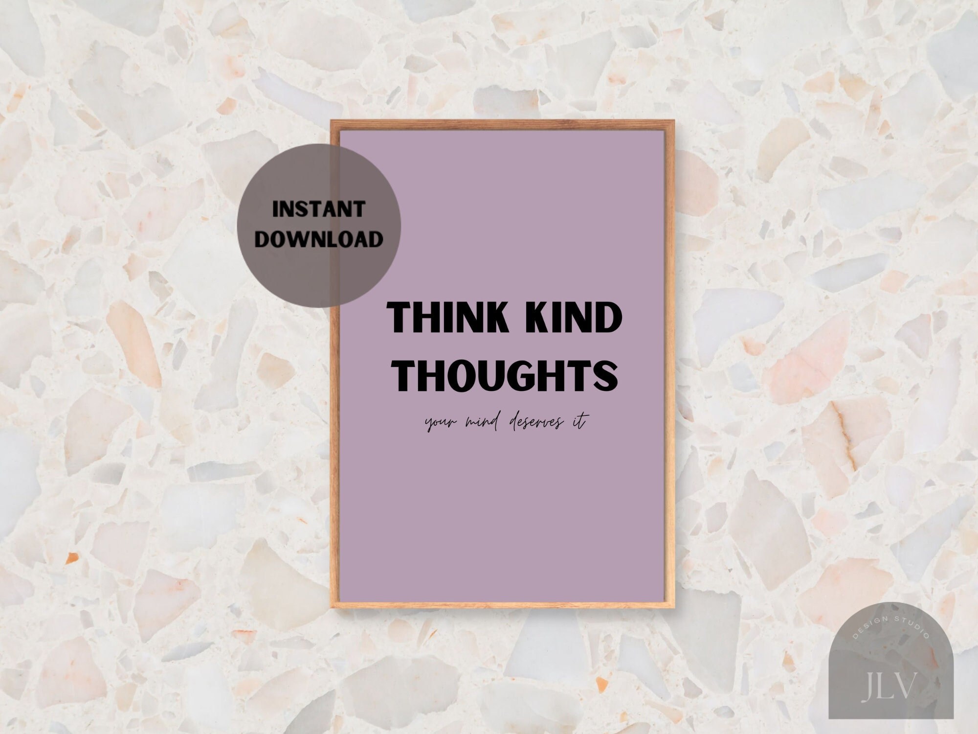 Mindfulness Printable, Instant Download Wall Printable, Self Care ...