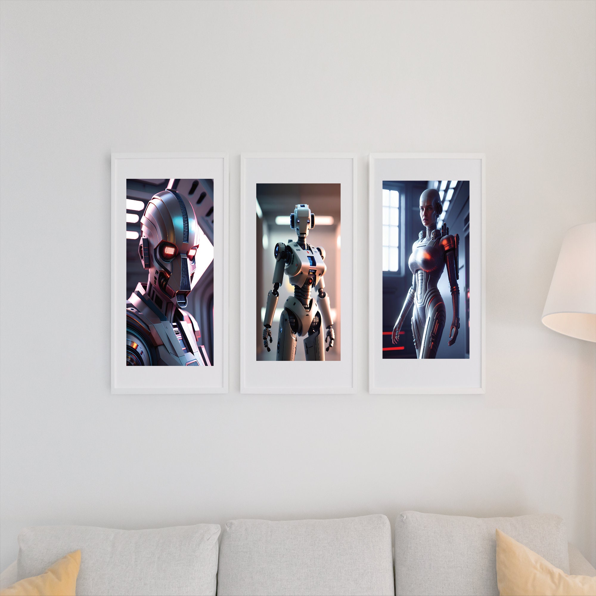 Sci-fi Wall Art, Alien Wall Art, Extraterrestrial Wall Decor, Trendy ...
