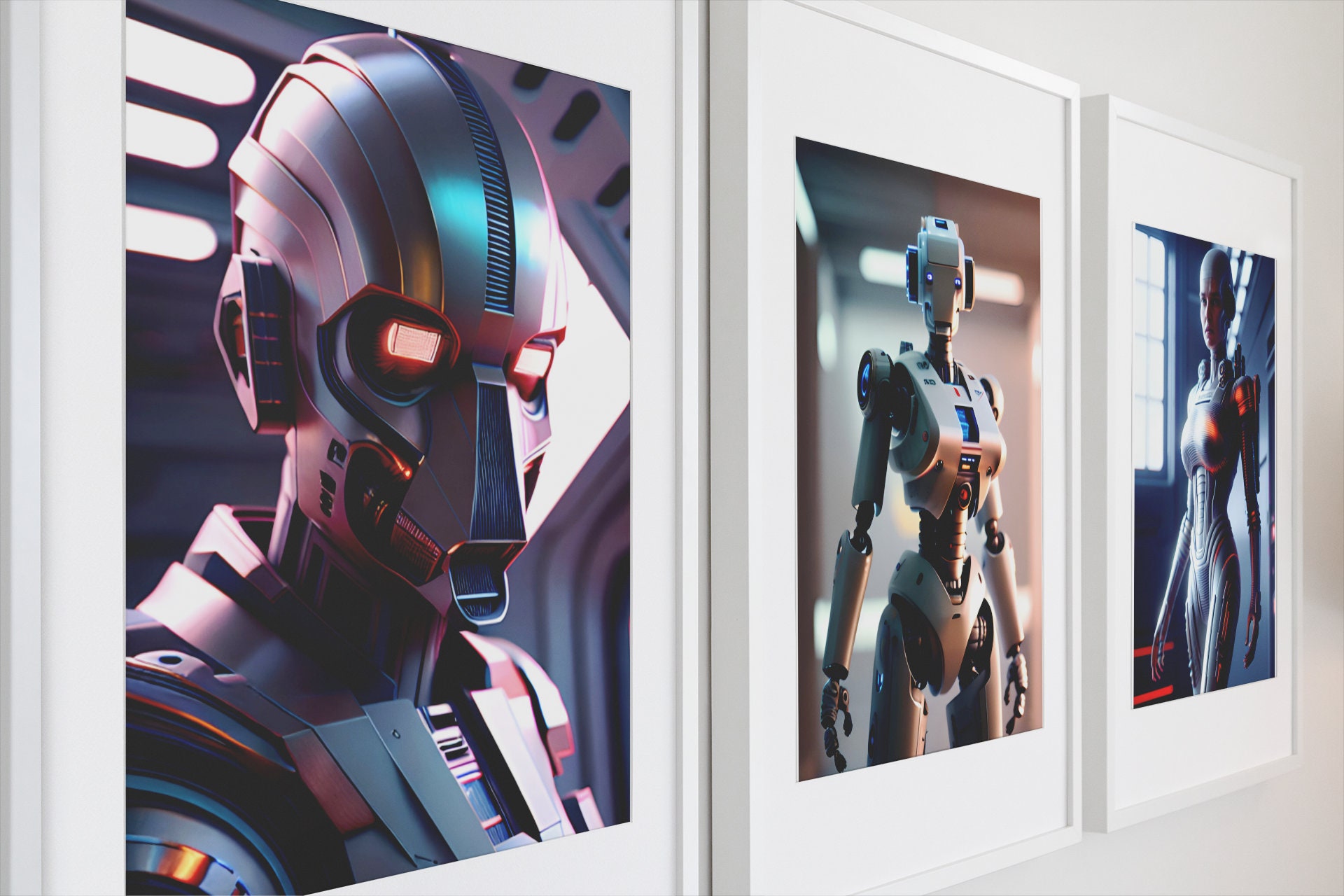 Sci-fi Wall Art, Alien Wall Art, Extraterrestrial Wall Decor, Trendy ...