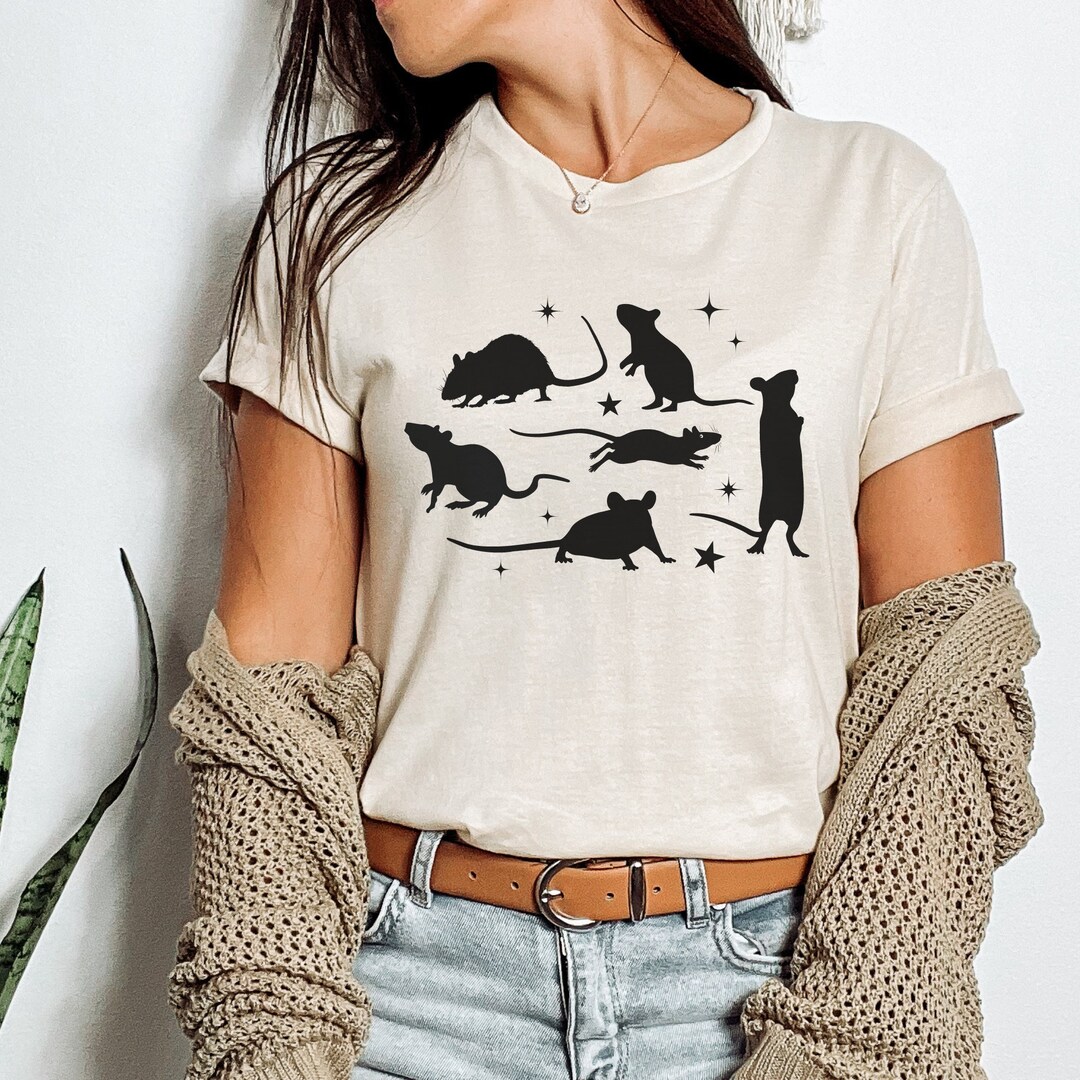 Retro Rodent T-shirt for Men and Women Rat Shirt Rat Lover Gift Rat ...