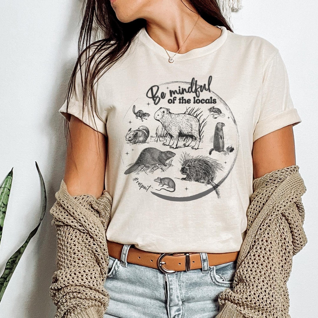 Rodent Lover T-shirt: Capybara, Prairie Dog, Rat Top - Etsy